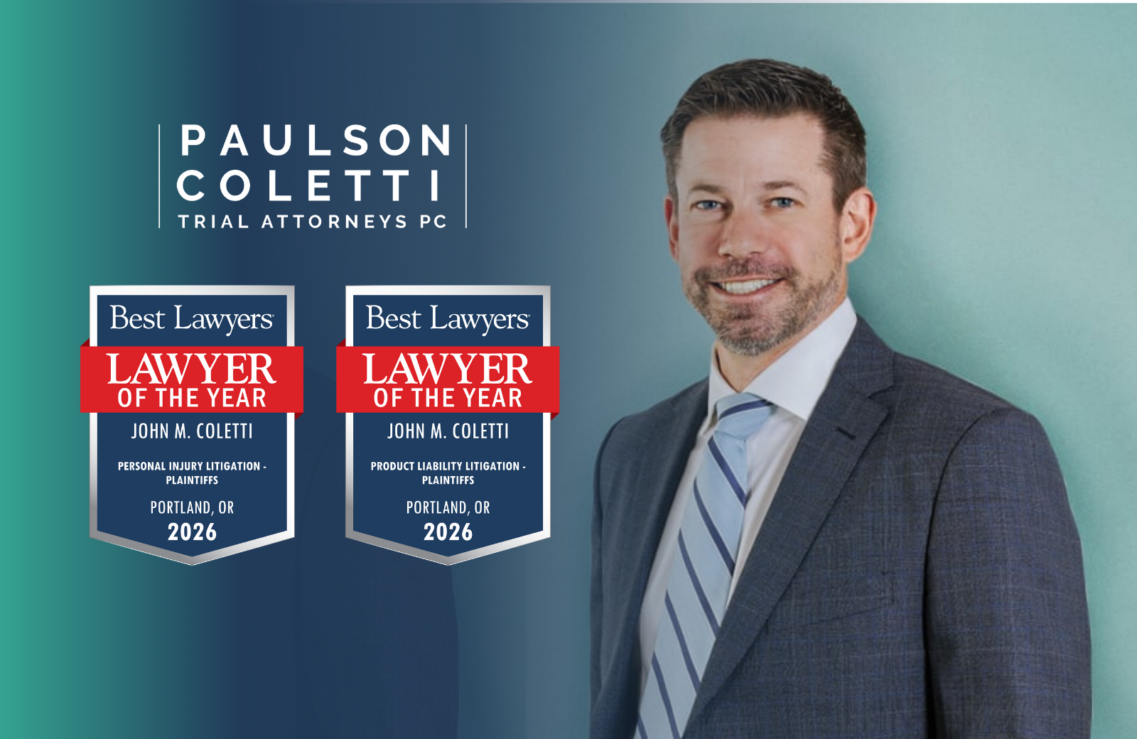 John Coletti Recognized by 2026 The Best Lawyers